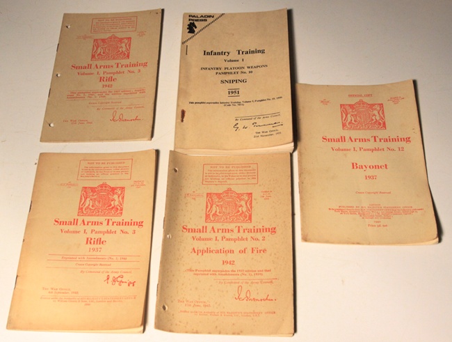 Infantry Training Pamphlets (5) - Collectors Source
