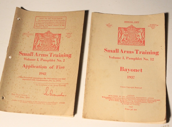 Infantry Training Pamphlets (5) - Collectors Source